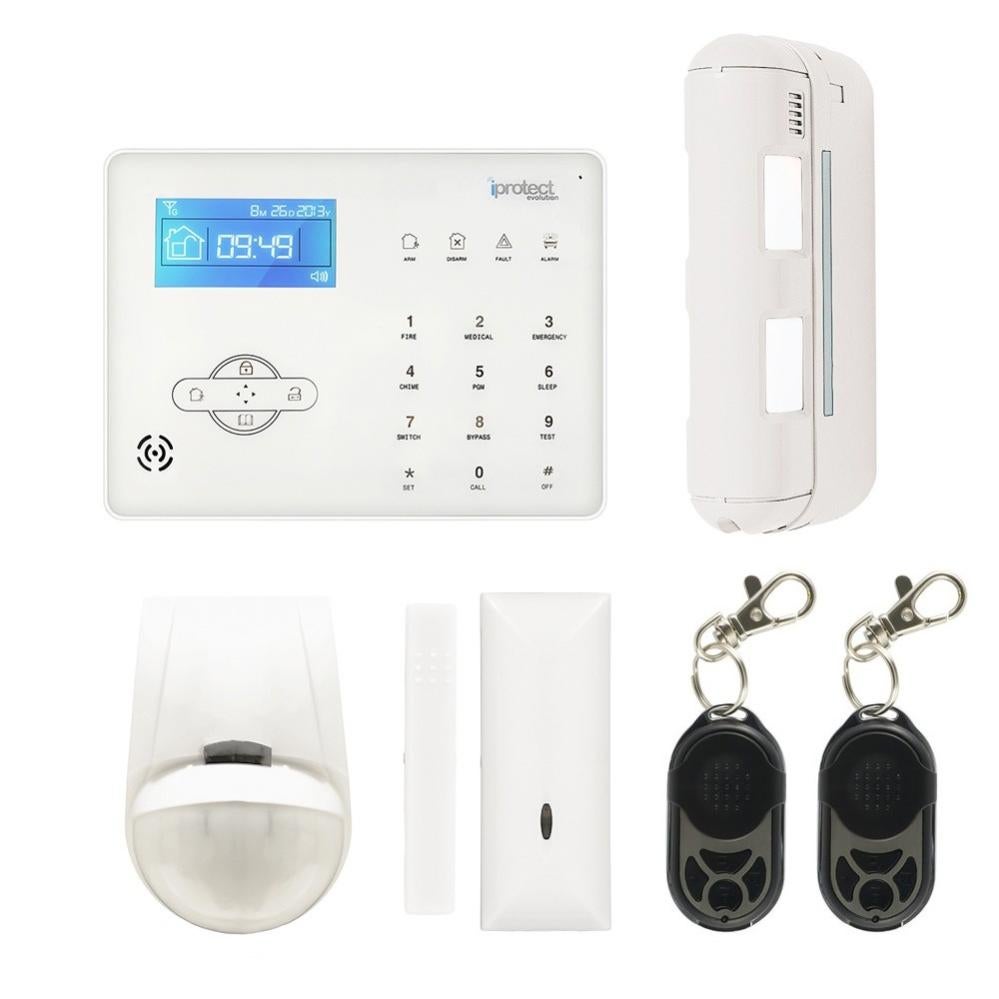 Kit 01 allarme casa GSM con barriera OPTEX | Leroy Merlin