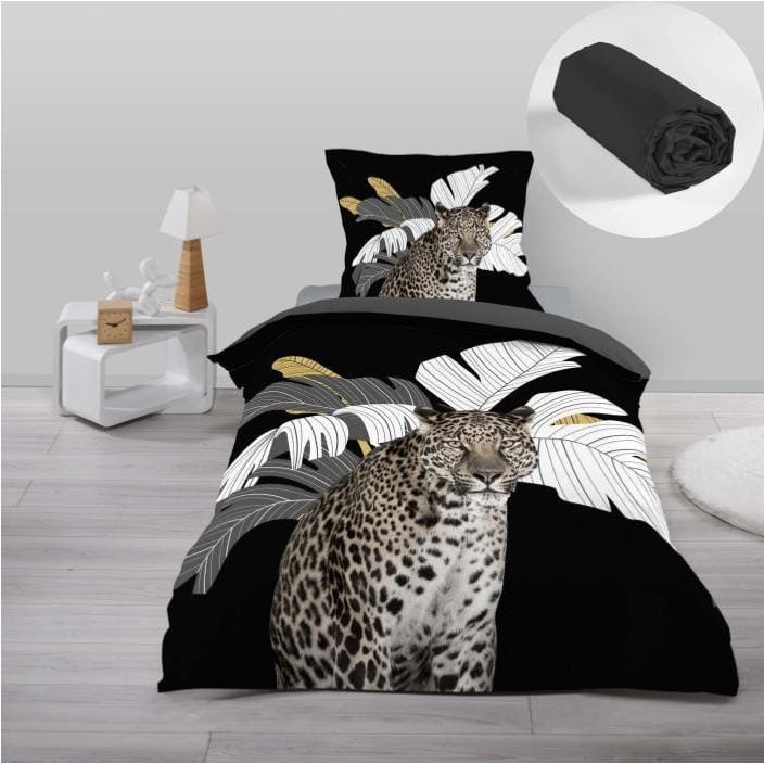 Pack Parure De Couette Enfant Rexa 140 X 200 Cm Drap Housse 90 X 190