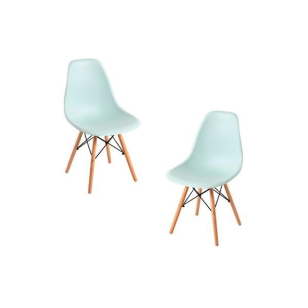 Pack 2 Sillas Tower Basic - Celadón | Leroy Merlin