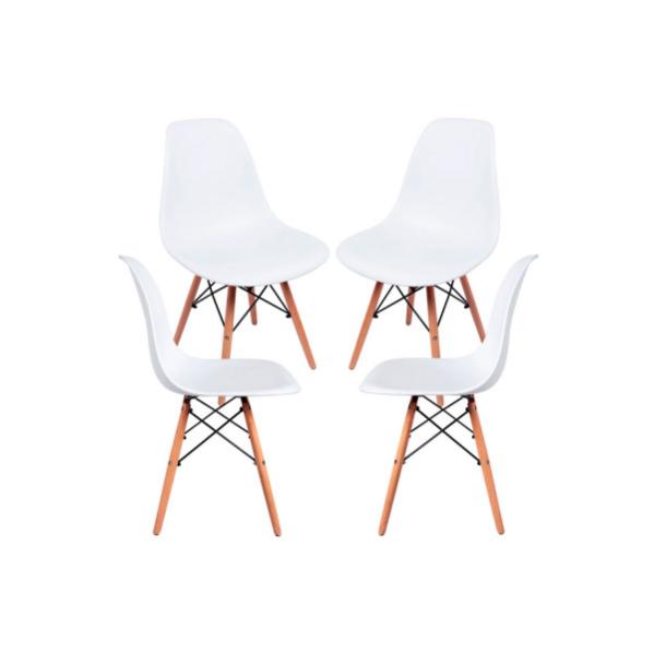 Pack 4 Sillas Tower One - Blanco | Leroy Merlin