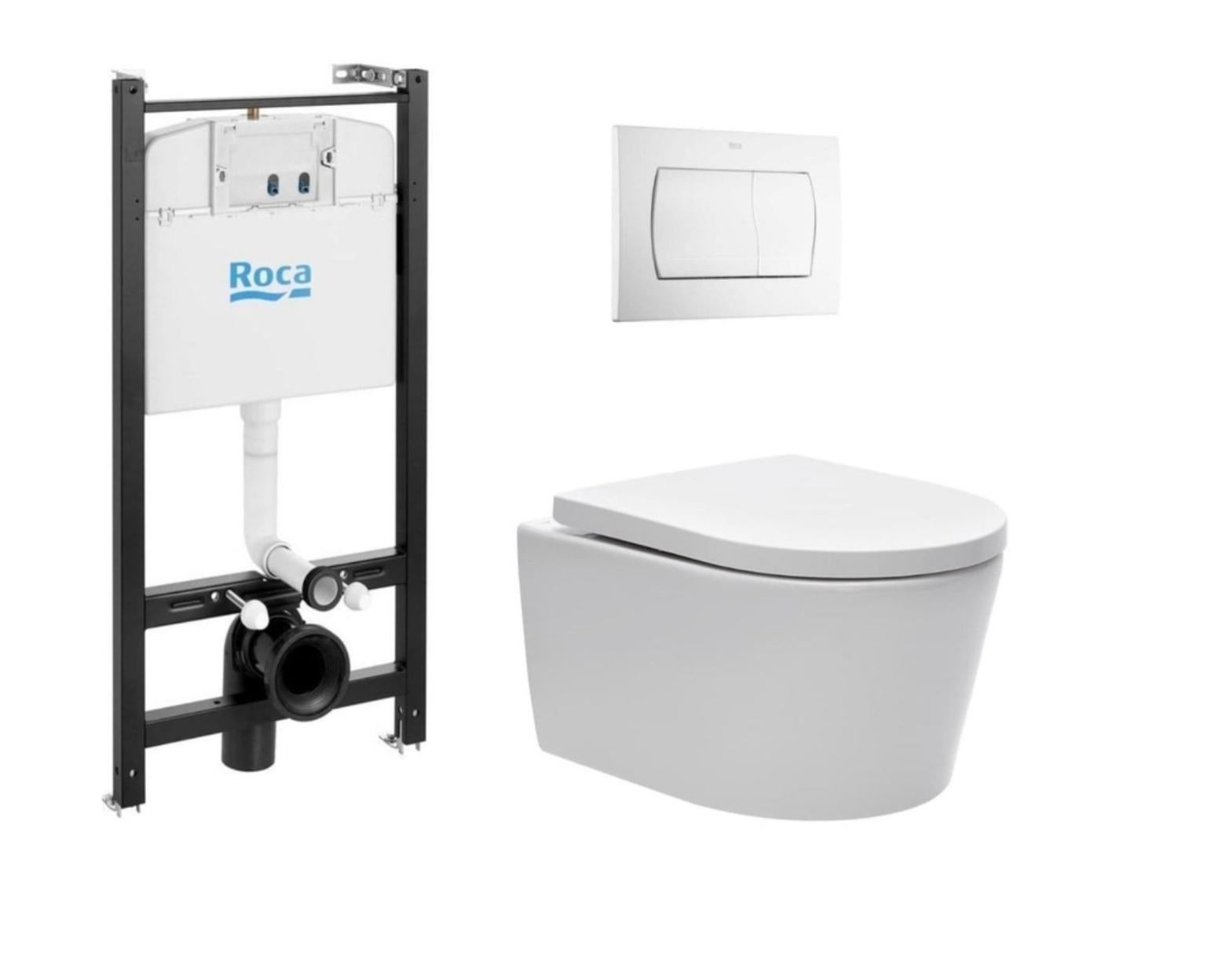 Conjunto ROCA Active pack cisterna empotrada + bastidor para inodoro ...