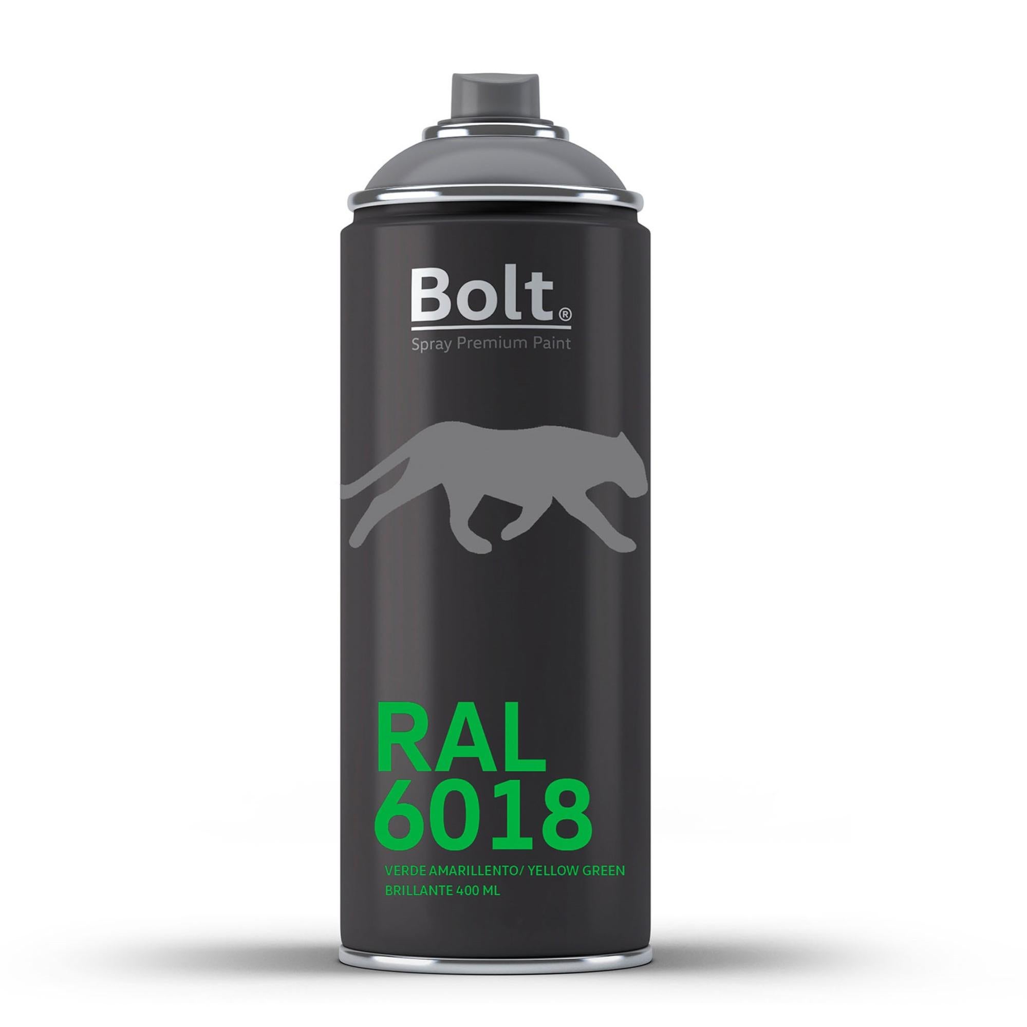 SPRAY BOLT PREMIUM ACRILICO BRILLANTE RAL 400 ML - RAL 6018 Verde ...