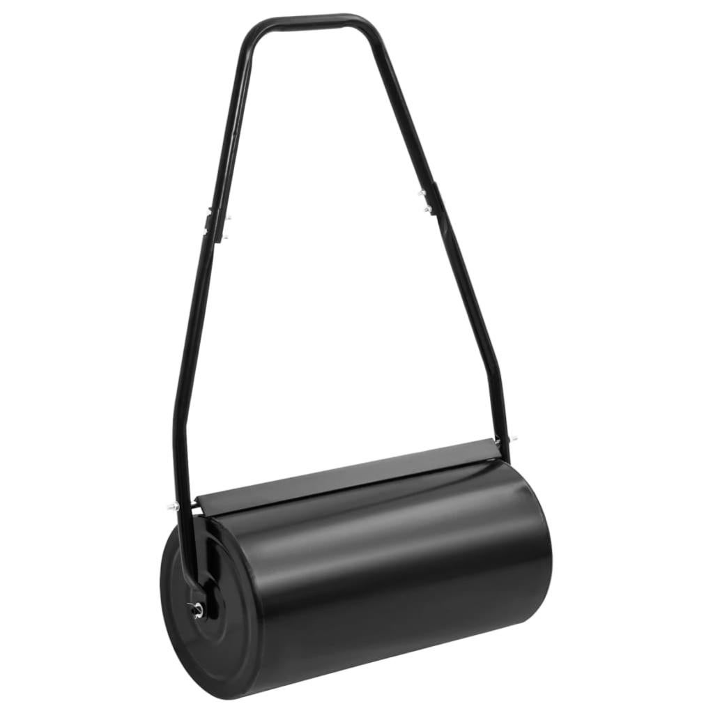 VidaXL Rullo da Giardino con Manico Nero 42 L Ferro e Acciaio | Leroy ...