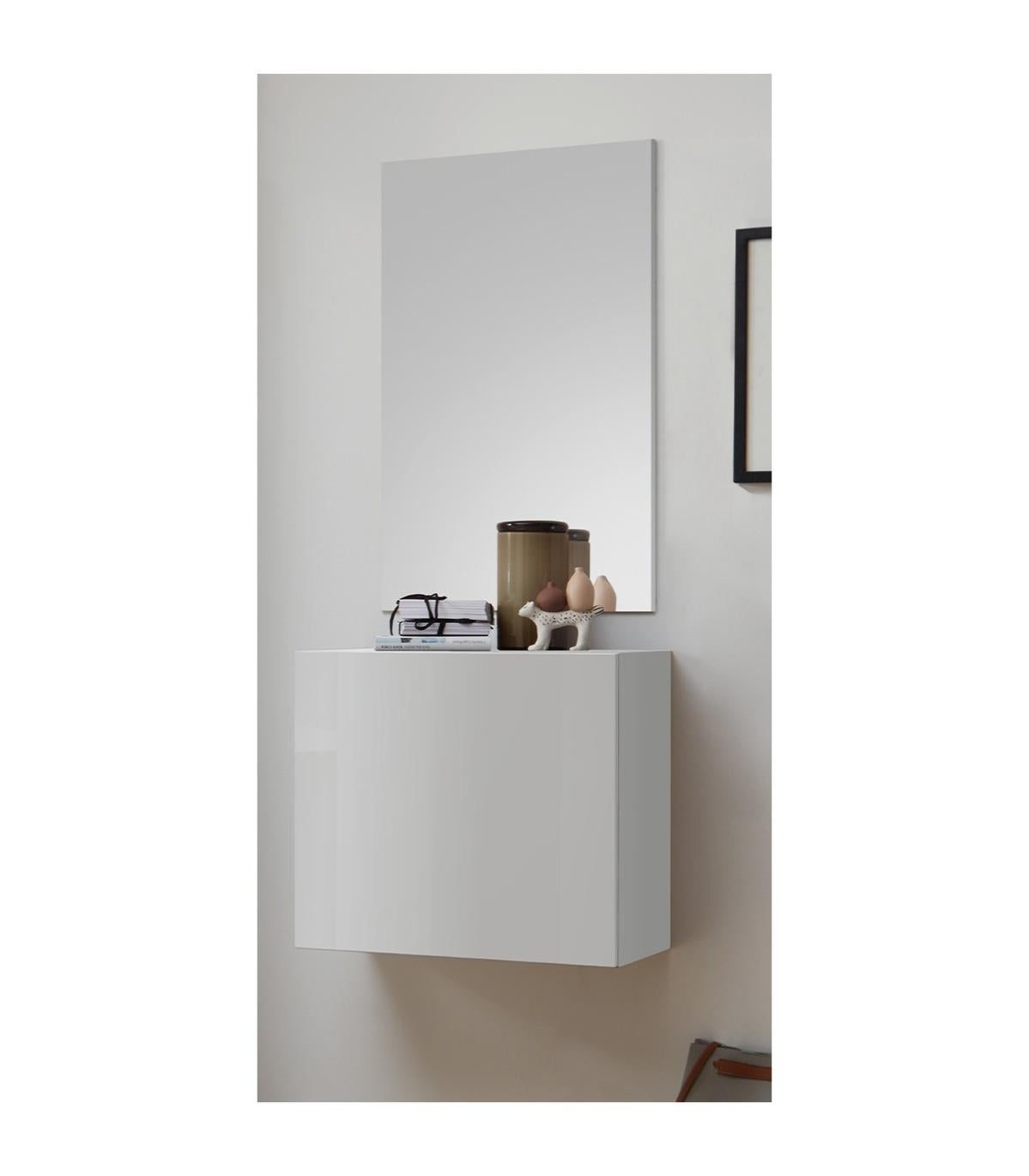 Console suspendue et miroir Infinity - L56 cm | Leroy Merlin
