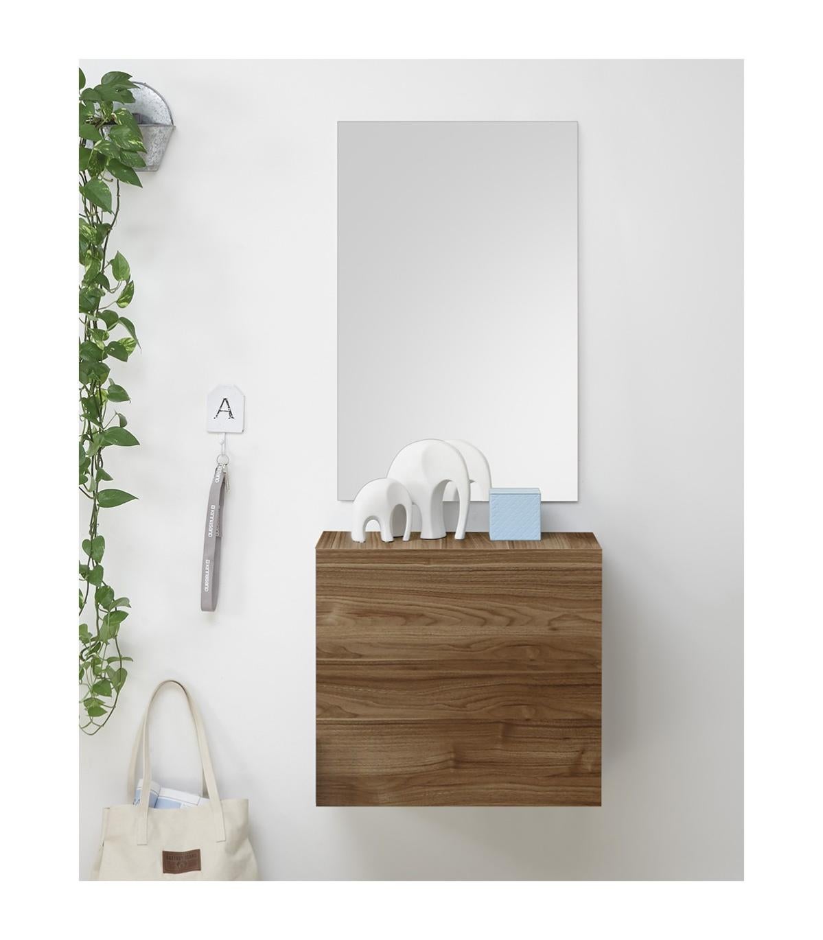 Console suspendue et miroir Infinity - L56 cm | Leroy Merlin