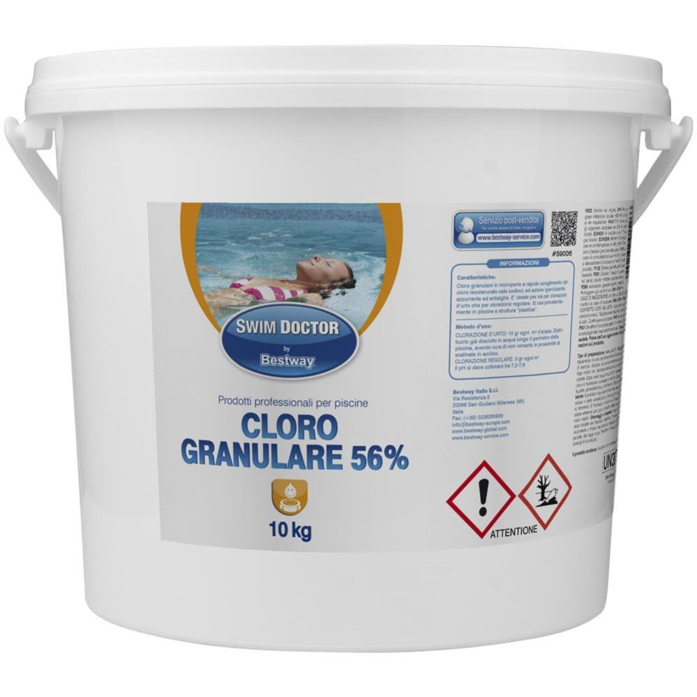 Cloro Granulare 56 % Disponibile nei formati 1 - 5 - 10 Kg - 10 Kg ...