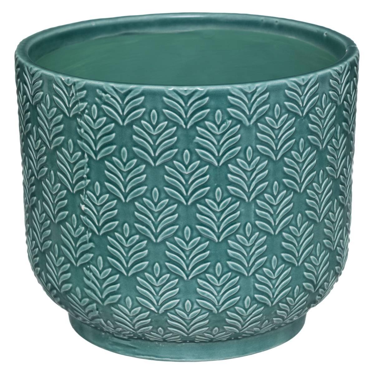 Plato de cerámica 3D Palm Tree Pot D16 x 14 Assorted_Colours - Verde ...