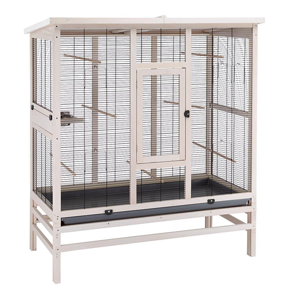 Ferplast Aviary for Birds in FSC wood WILMA LARGE, Canary Cage ...