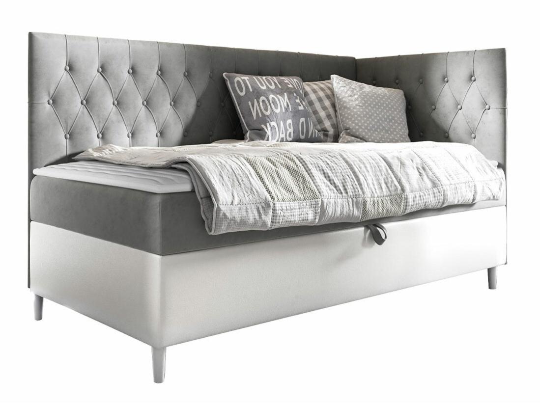 Letto continentale Baltimore 167, Singolo, Continentale, Grigio ...