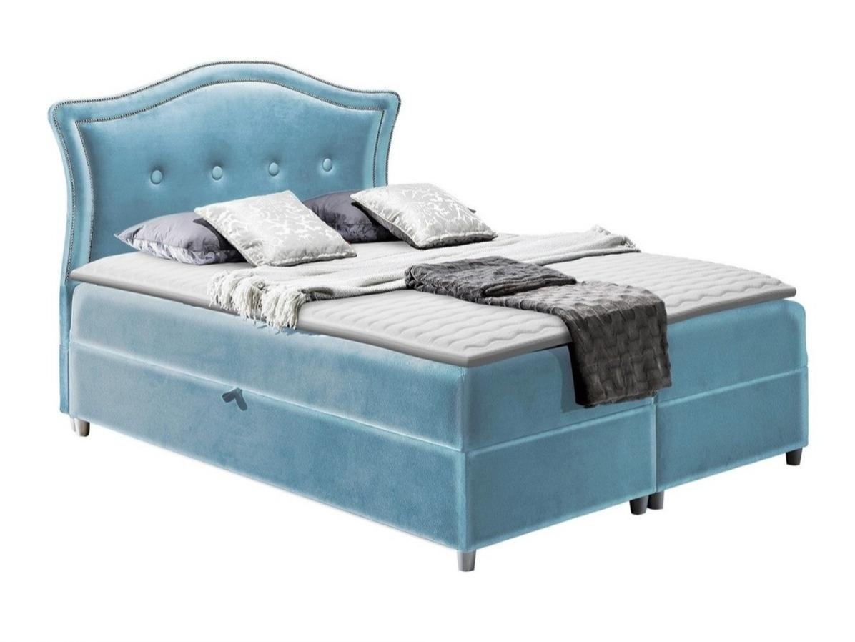 Letto continentale Baltimore 135, Continentale, Doppio, Blu, 200x200 ...