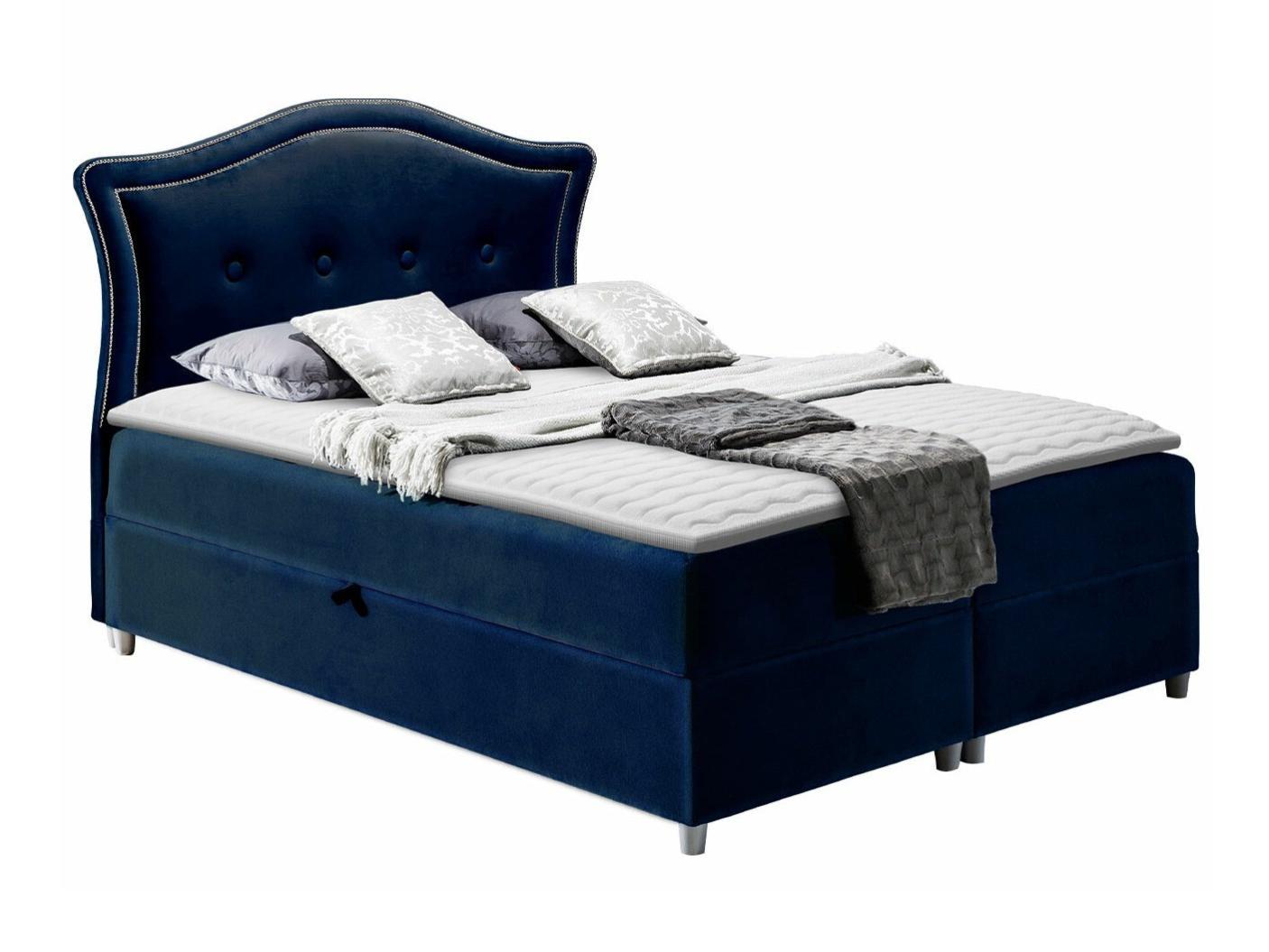 Letto continentale Baltimore 135, Continentale, Doppio, Blu, 160x200 ...