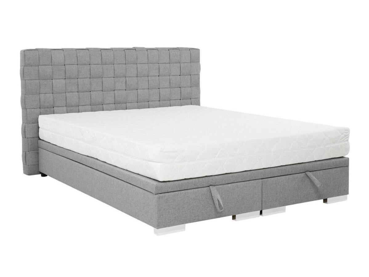 Letto Florence 110, Doppio, Grigio, Arazzo, Basi a doghe, 160x214x109cm ...