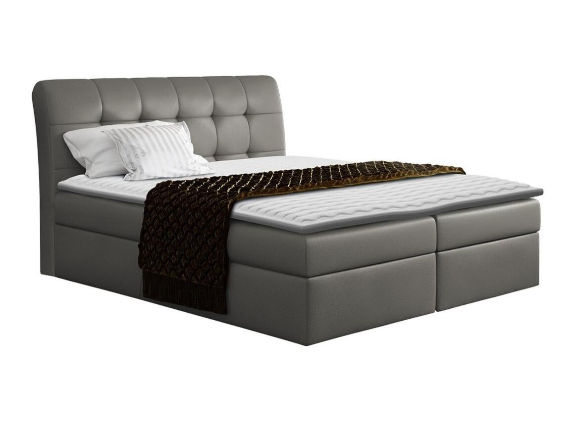 Letto continentale Baltimore 110, Doppio, Continentale, Grigio, 140x200 ...