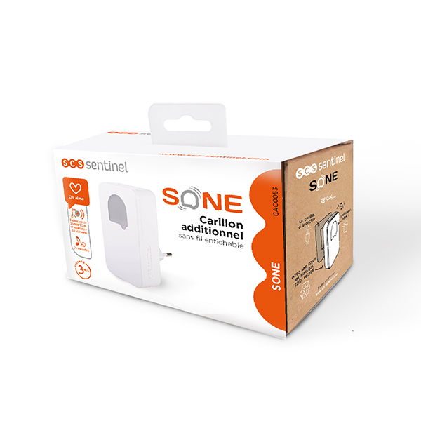 SCS SENTINEL - Campanello aggiuntivo Sone - Estensione gamma e tono - 5 ...