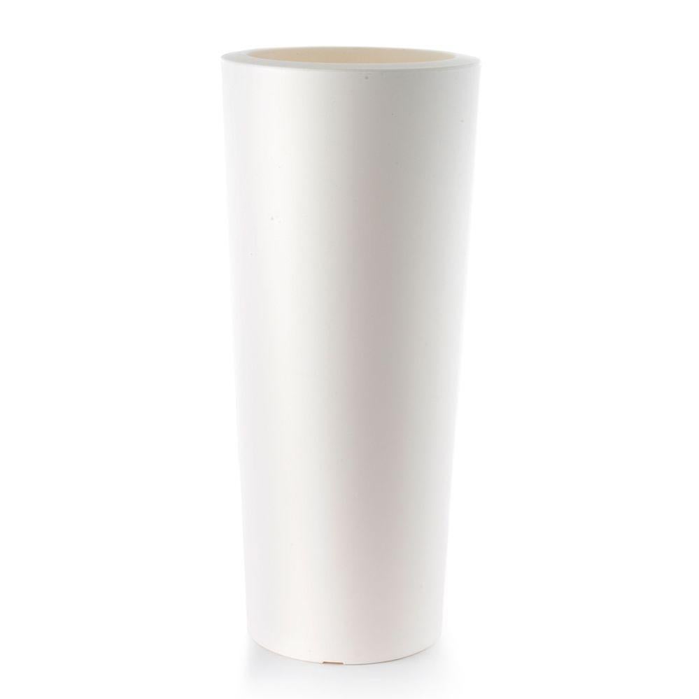 Vaso moderno "Cilindro Schio" Cono Essential in plastica da giardino per fiori e piante. / 145 ...