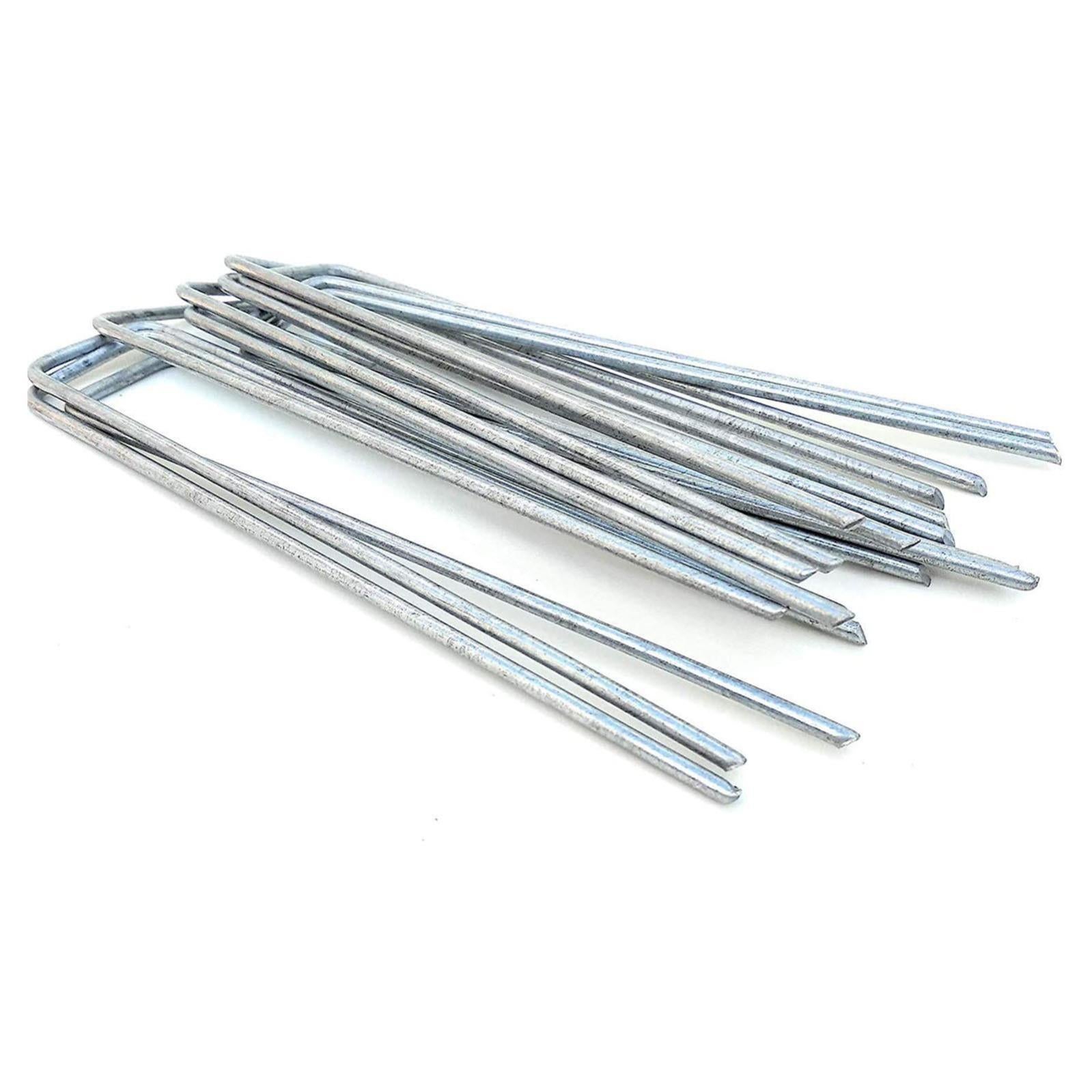 Picchetti zincati per telo pacciamante fermarete "U" da 15 cm ...