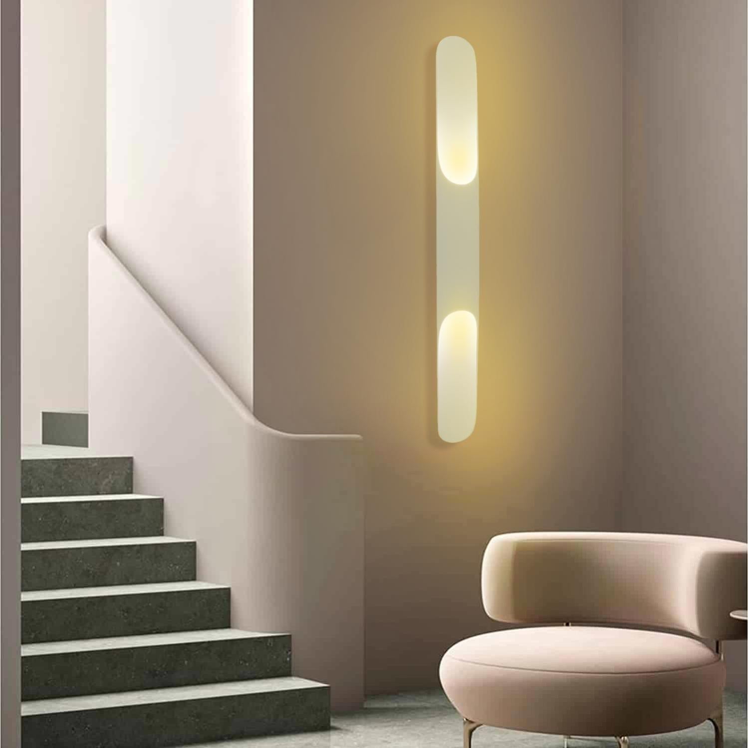 Applique moderno LED G9 lampada luminosa parete muro doppio fascio luce ...