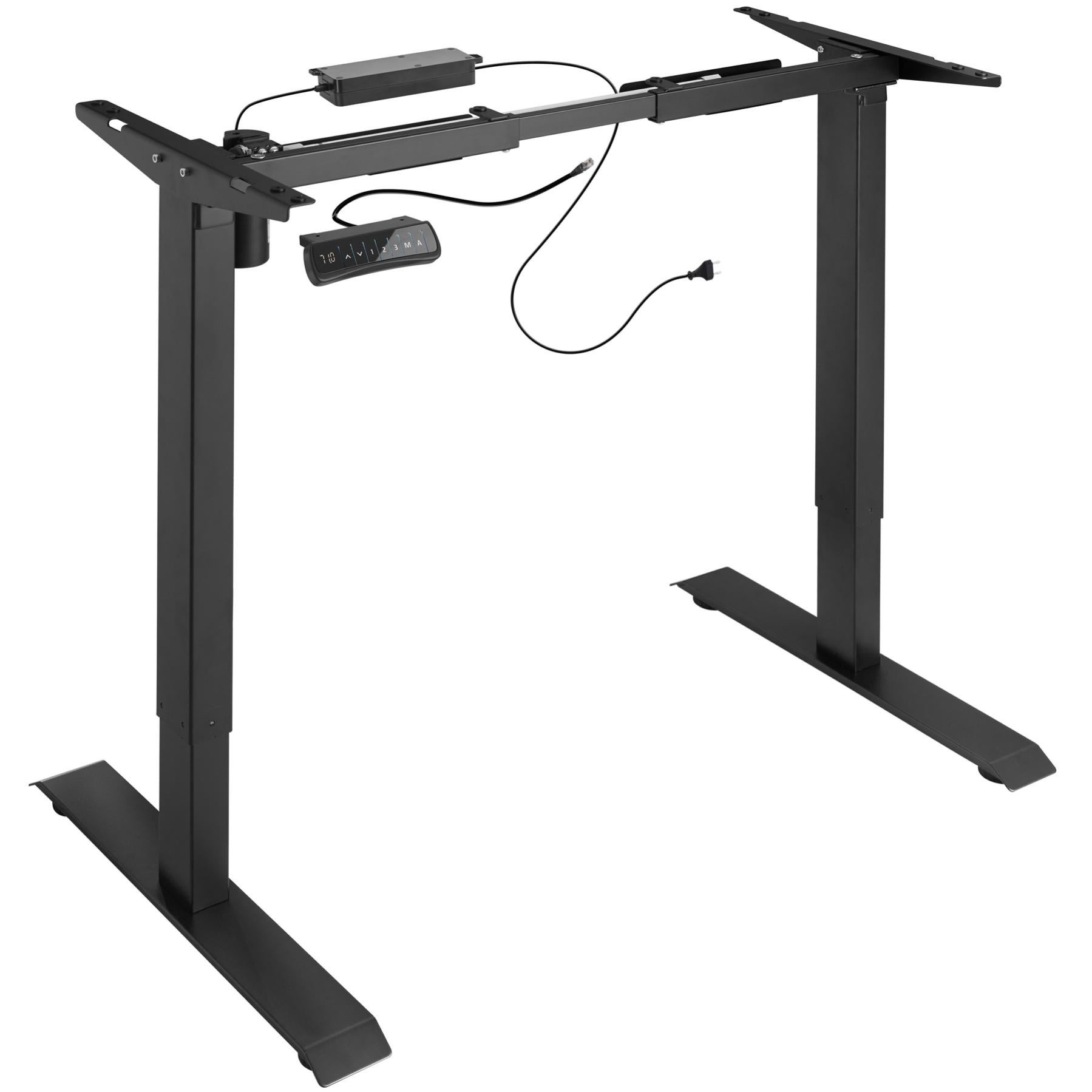Tectake Bureau Assis Debout Pied De Bureau R glable En Hauteur