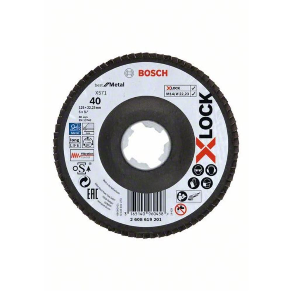 Ø 125mm X-Lock Grinding Wheel BFM Fibratore Plate Grain 40 x571 | 1 ...