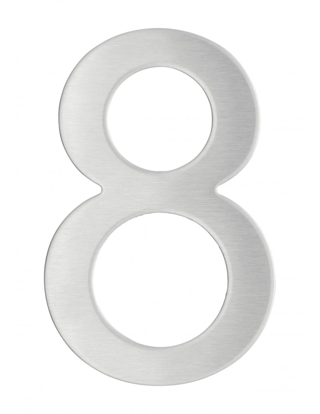 THIRARD - Chiffre 8 adhésif, inox, H.76mm | Leroy Merlin