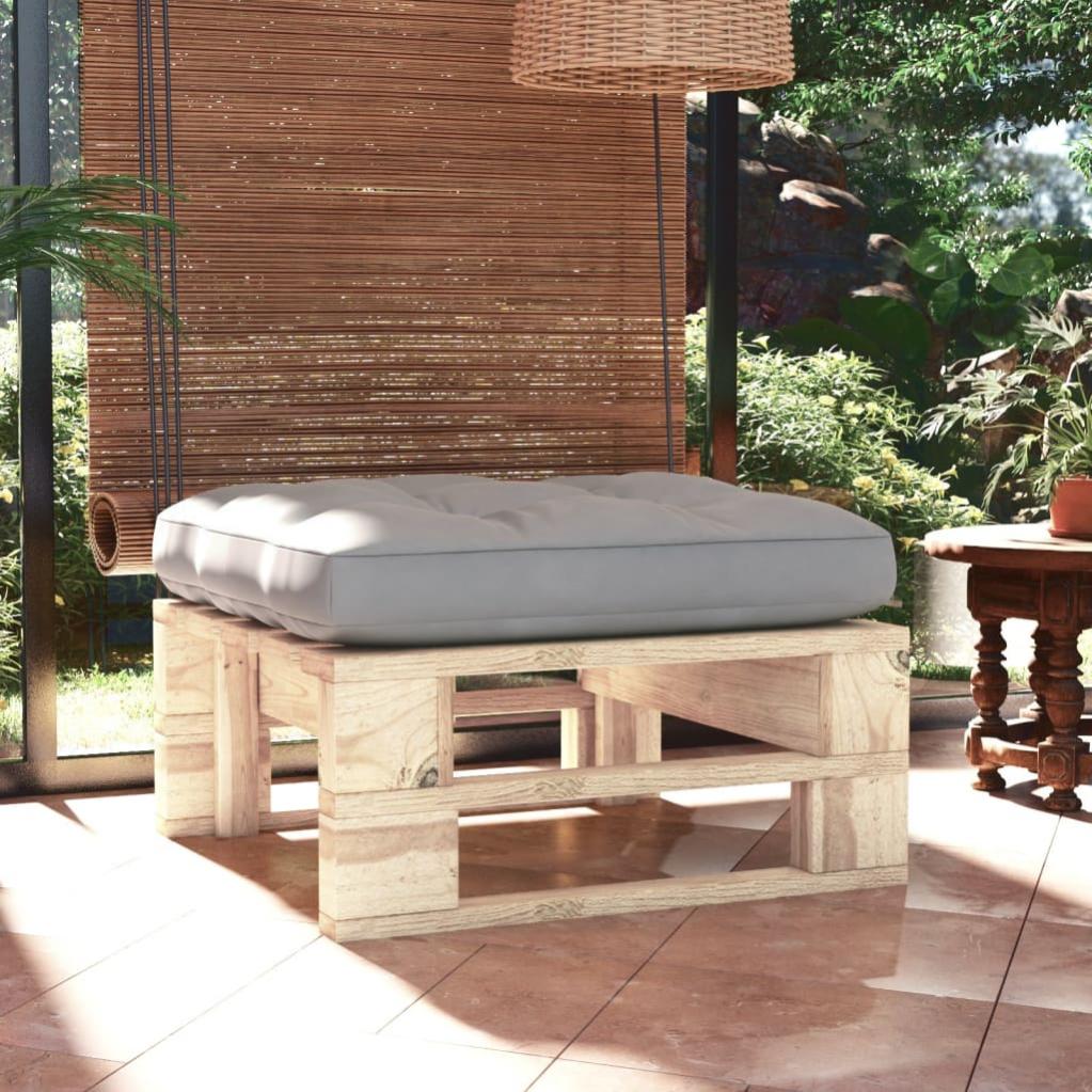 Maison Exclusive - Ottomana da Giardino Pallet in Legno di Pino ...