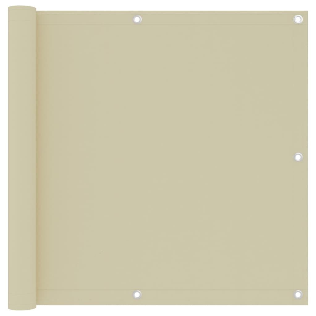 Maison Exclusive - Tela de varanda 90x300 cm tecido Oxford creme ...