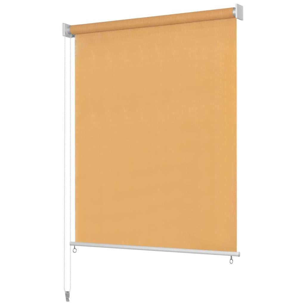 Maison Exclusive - Estore de rolo para exterior 140x230 cm bege | Leroy ...