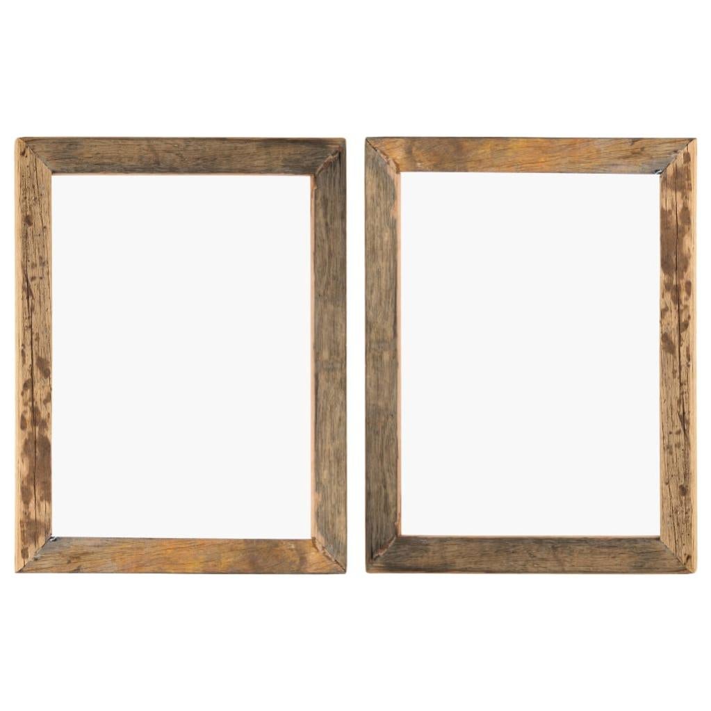 Maison Exclusive - Cadres photo 2 pcs 50x60cm Bois de récupération ...