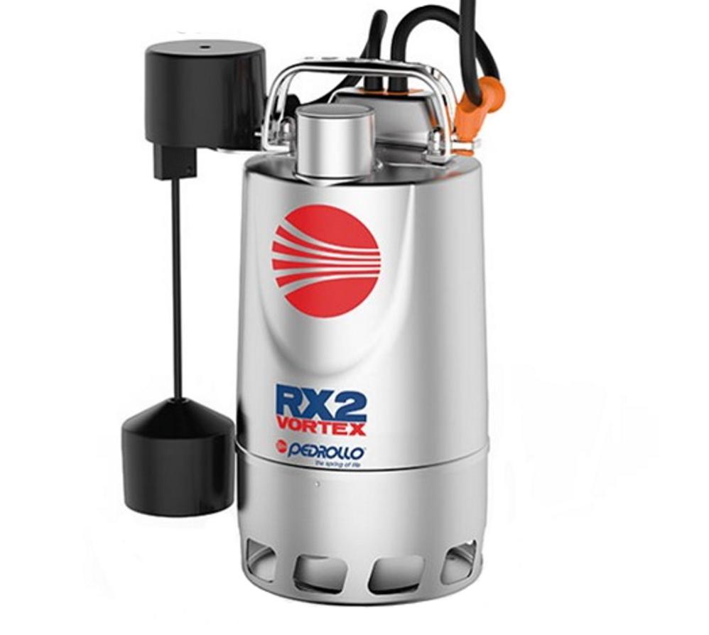 POMPA Sommergibile VORTEX Acque Sporche RX2/20 Galleggiante Magnetico ...