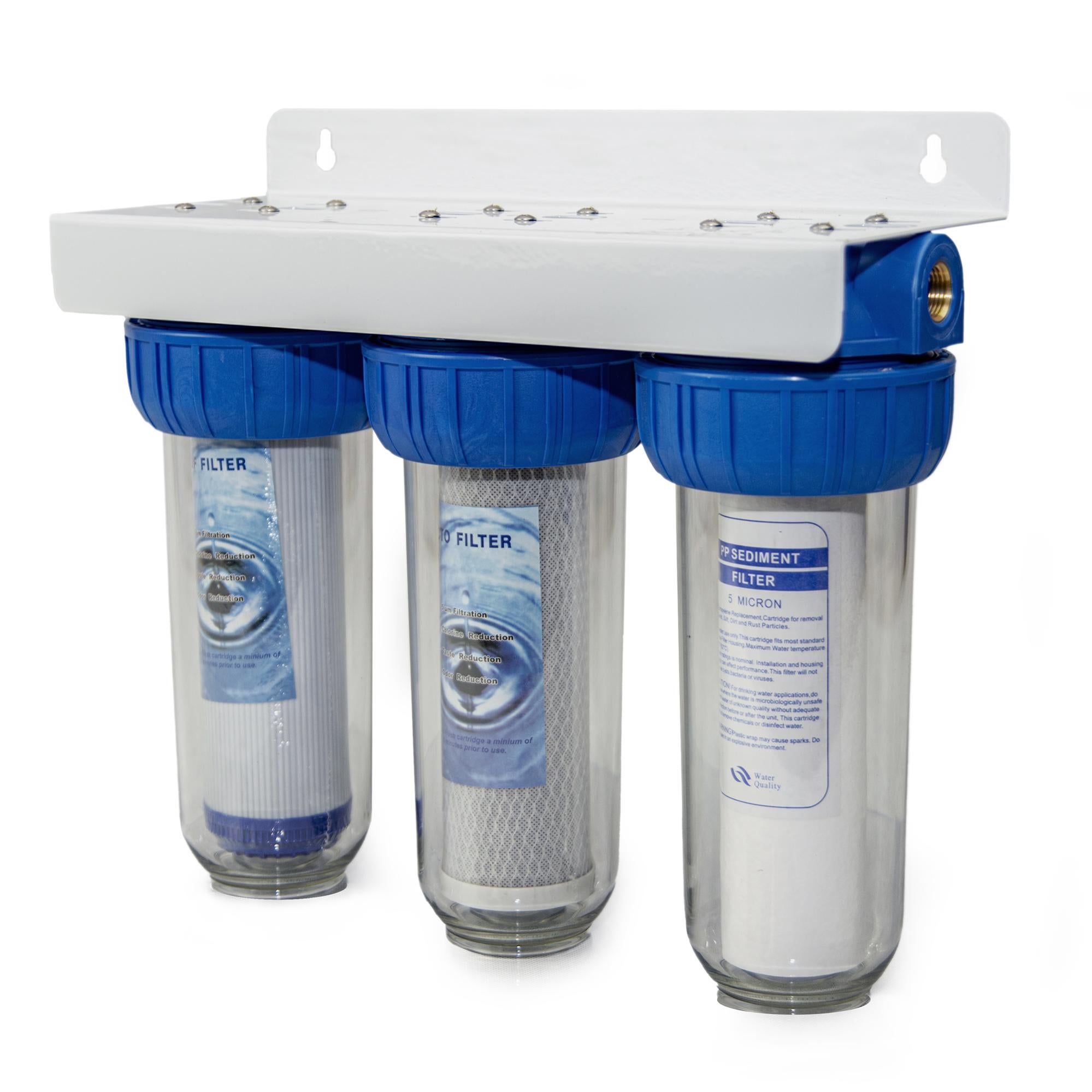 FILTRO ACQUA SISTEMA TRE STADI CARTUCCIA NW-BR10B4 FILTRAZIONE ...