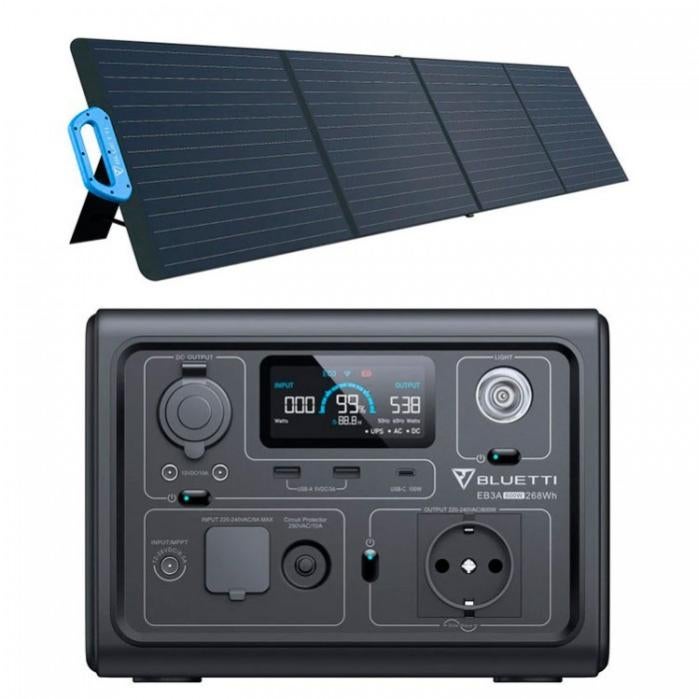 BLUETTI EB3A+PV200 Kit Generador Solar | Leroy Merlin