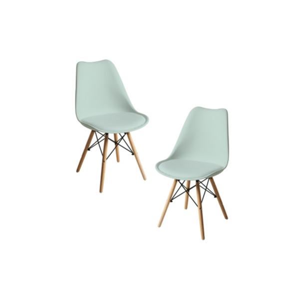 Pack 2 Sillas Tilsen - Celadón | Leroy Merlin