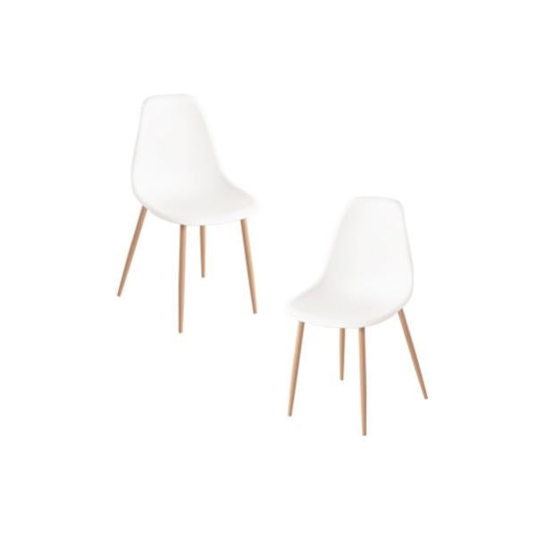 Pack 2 Sillas Mykle - Blanco | Leroy Merlin