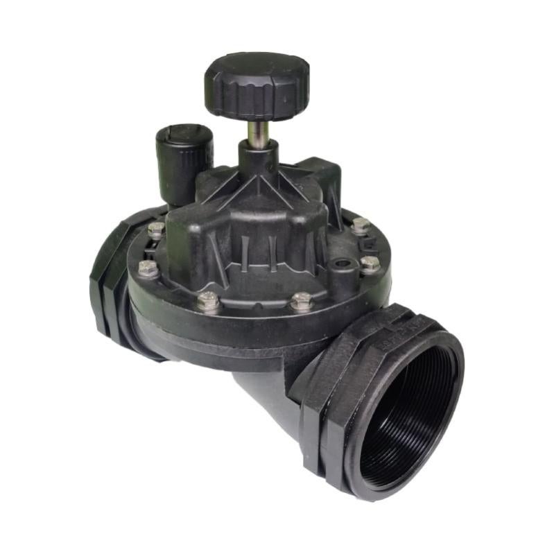 Electroválvula Riegopro de Paso Total 24V A.C. Con Regulador de Caudal ...