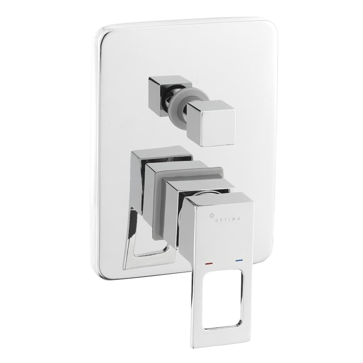 Monomando empotrado ducha con desviador LE215 Serie Levanta de Optima ...