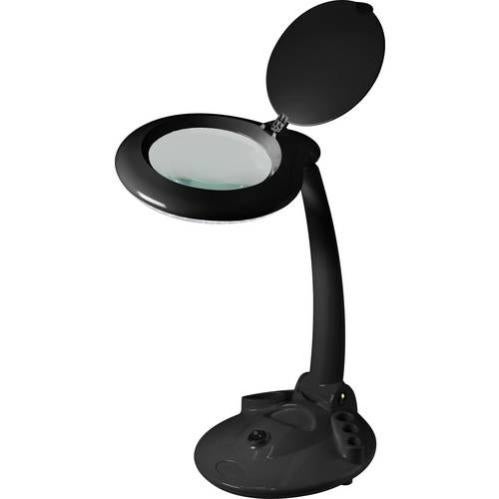 TOOLCRAFT TO-6394491 Lampe loupe de table 6 W noire 1.75 x 120 mm ...