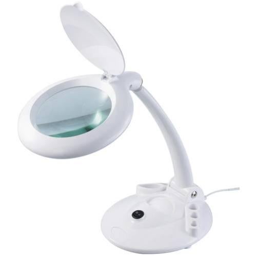 TOOLCRAFT TO-3597675 Lampe loupe de table 6 W blanche 1.75 x 120 mm ...