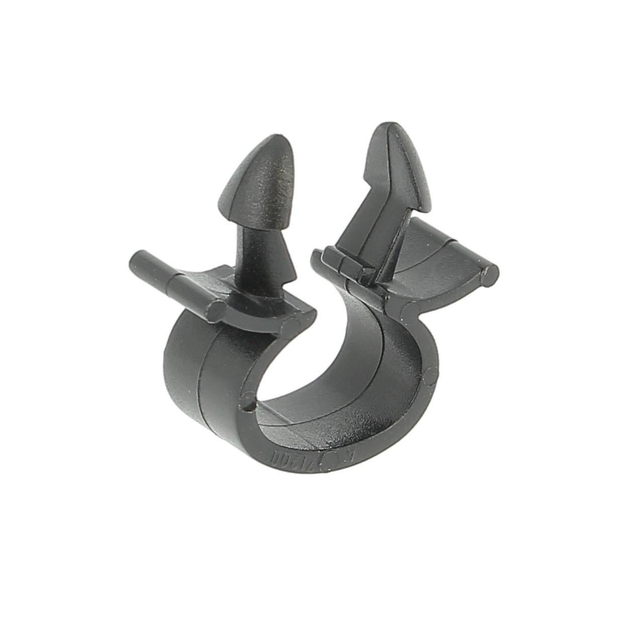 Clip Omega Pour Tube Logement 10.8x7.8 Pa6 Noir 015 270 001 | Leroy Merlin