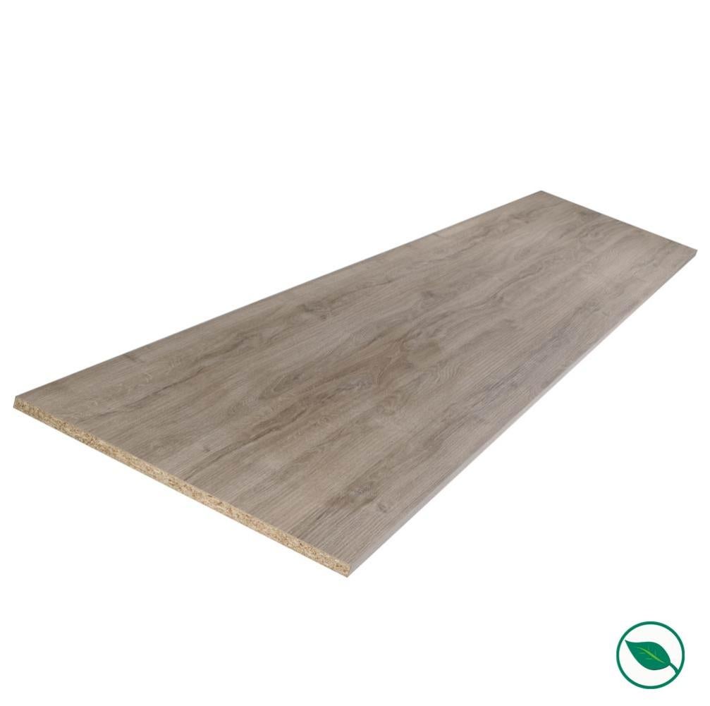 Tablette Mélaminé Chêne Gris 2500 X 500 X 18 Mm - Pefc 75% . | Leroy Merlin