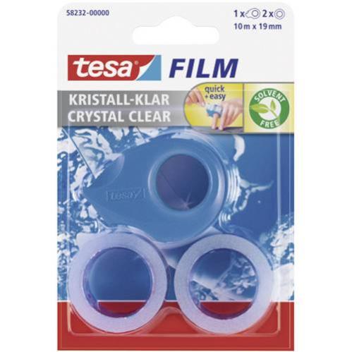 Mini dérouleur tesafilm® tesa 58232-00 + 2 rouleaux dadhésif bleu, rose ...