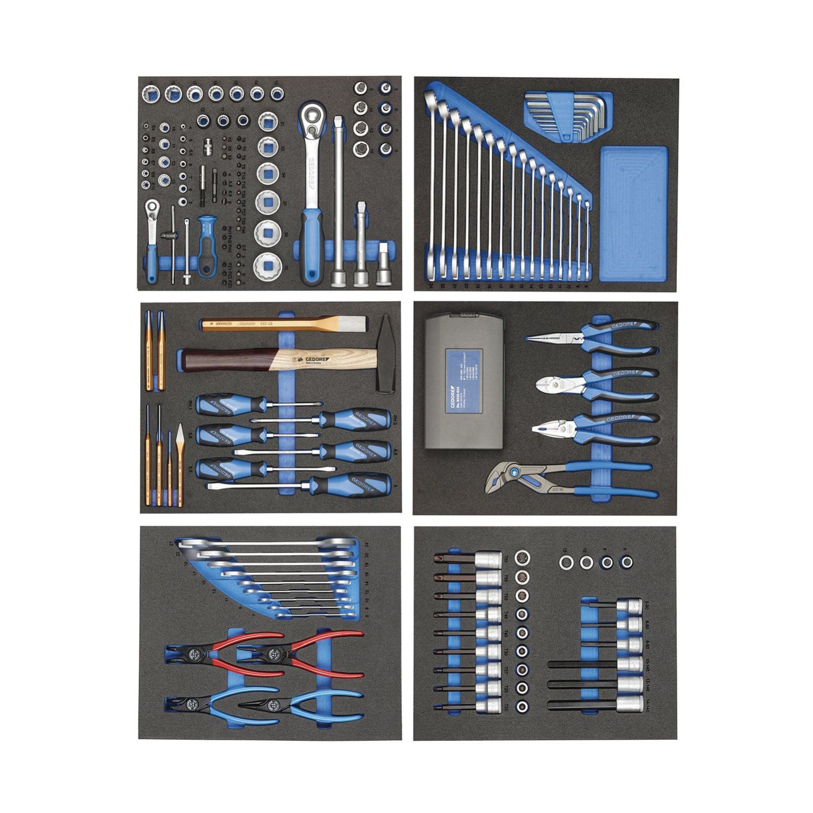 GEDORE TS-190 - Surtido 190 Htas en Módulos CT (2956527) | Leroy Merlin