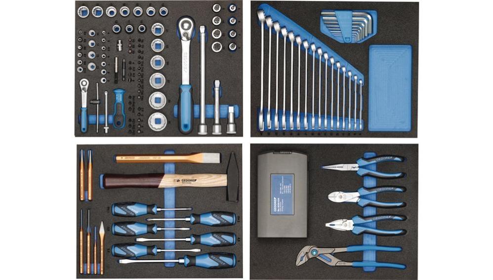 GEDORE TS-147 Assortimento di utensili in moduli Check-Tool, 147 pezzi ...