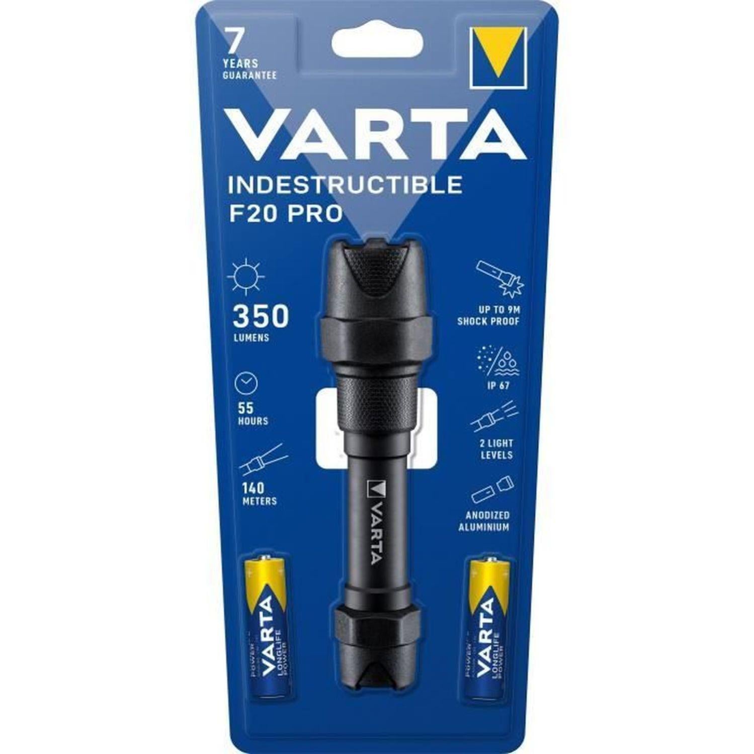 Torcia VARTA Indestructible F20 Pro-350lm | Leroy Merlin