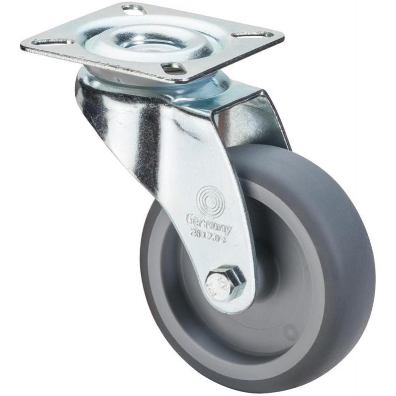 Roulette , roue en caoutchouc, A300.A80.075 | Leroy Merlin