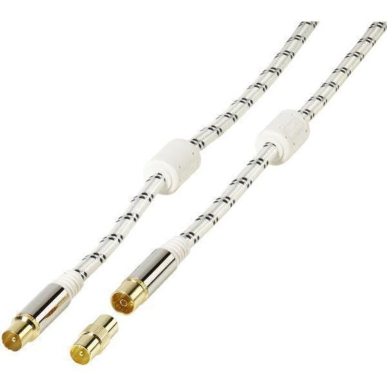 Cable de Antena Vivanco 3 m 120 db Blanco 4008928481457 S7603120 ...
