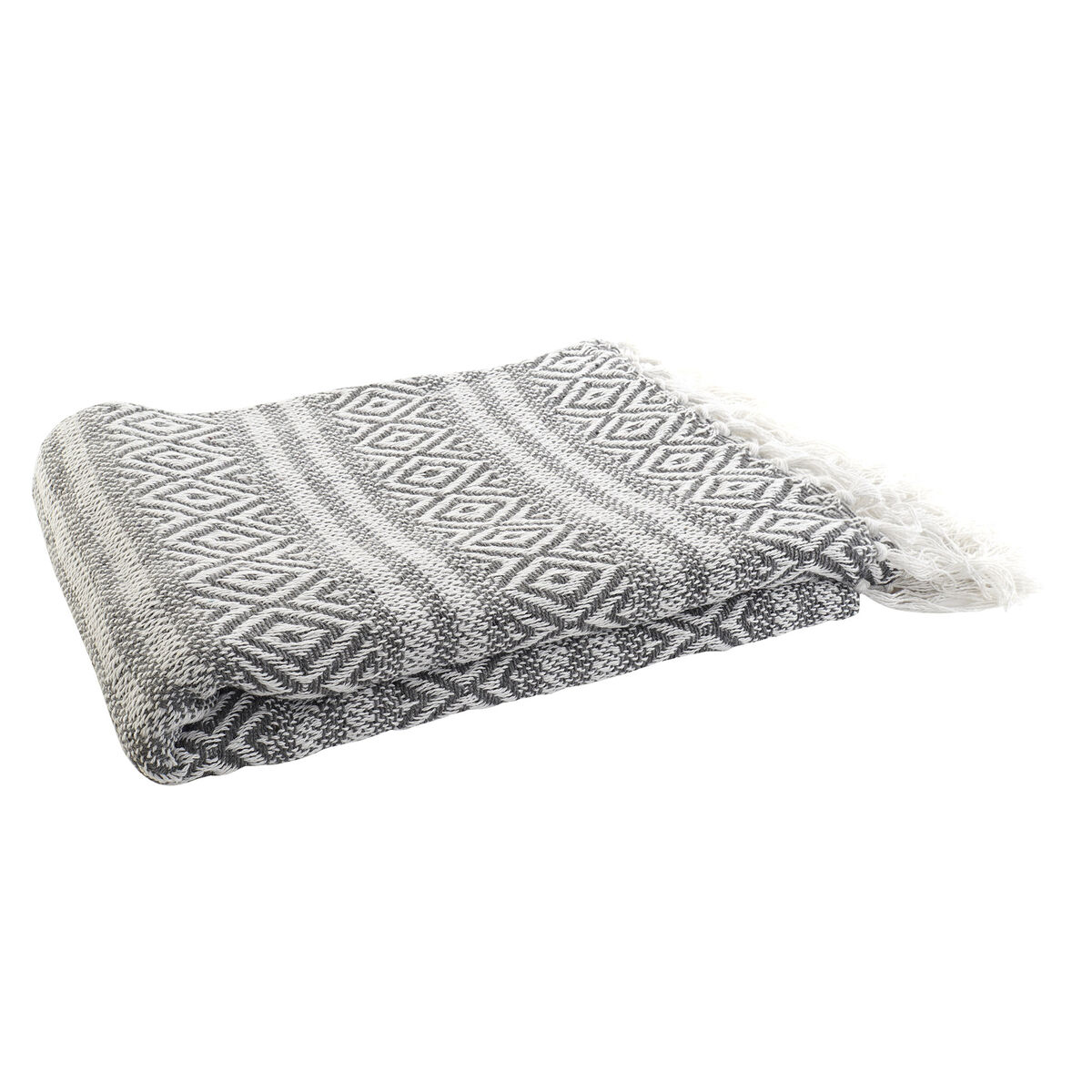 Couverture DKD Home Decor 130 x 170 x 1 cm Gris | Leroy Merlin