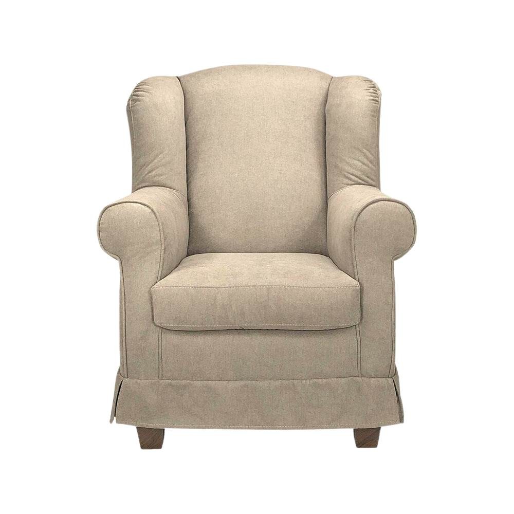 Poltrona in tessuto beige Ebro | Leroy Merlin