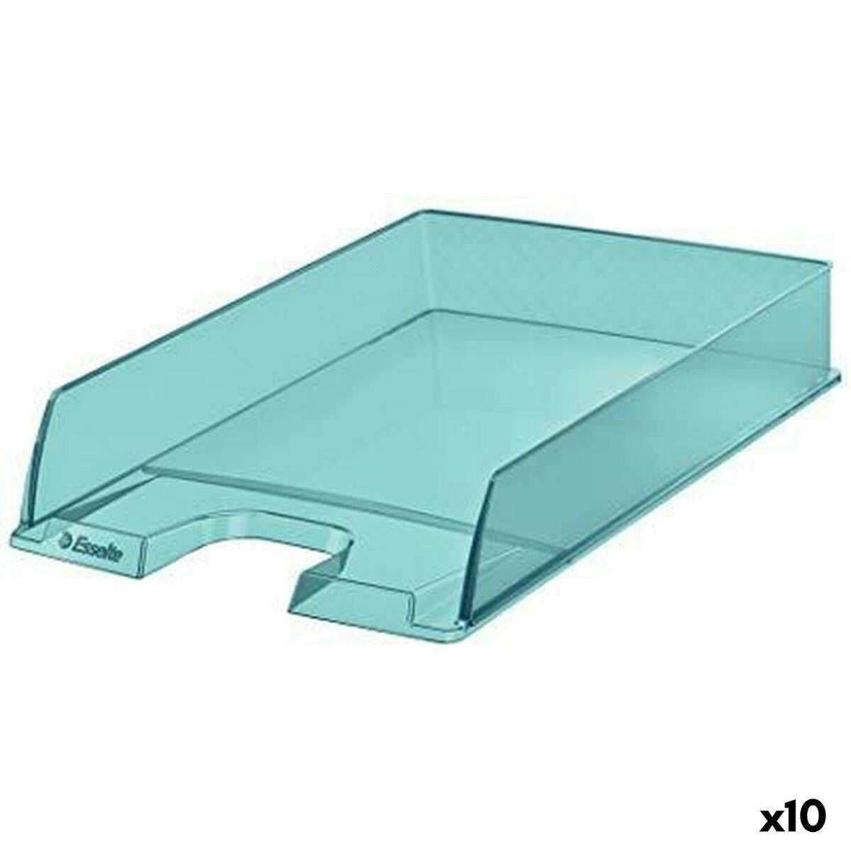Plateau de qualification Esselte Transparent Bleu A4 polystyrène (10 ...