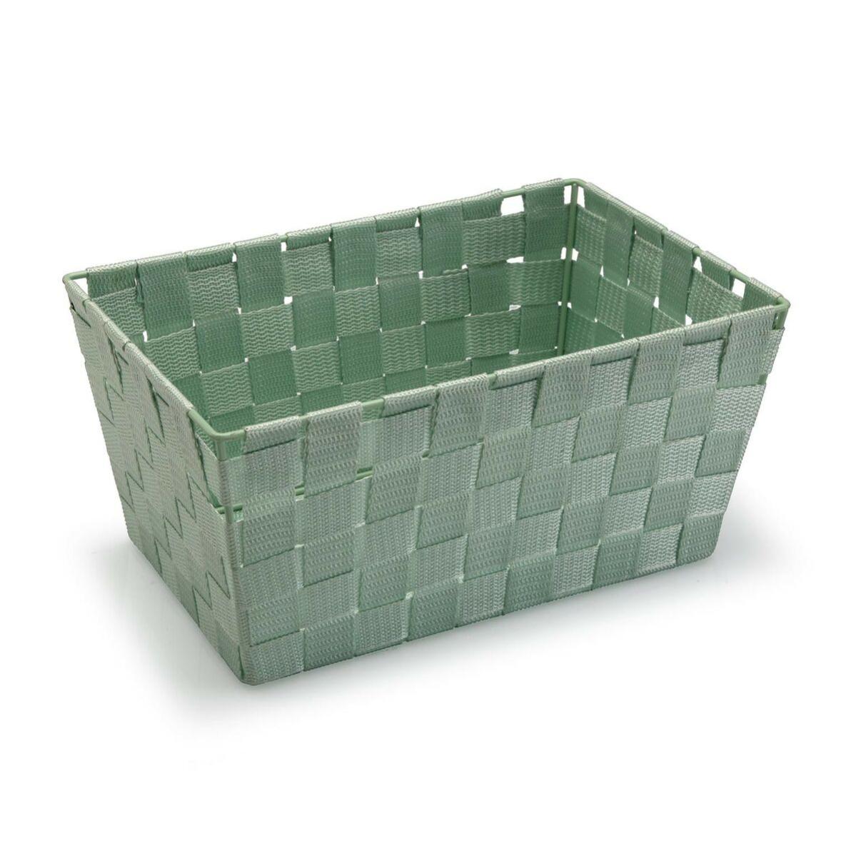 Panier Versa Grand Vert Textile 20 x 15 x 30 cm | Leroy Merlin