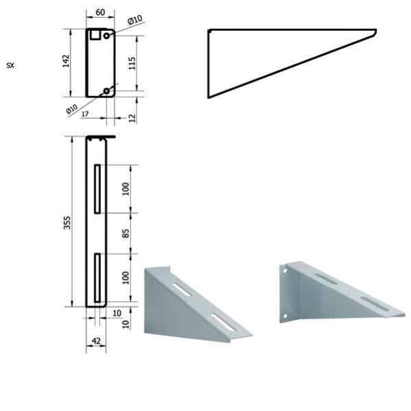 Staffe per lavabo fisso 401-E-VALE | Leroy Merlin